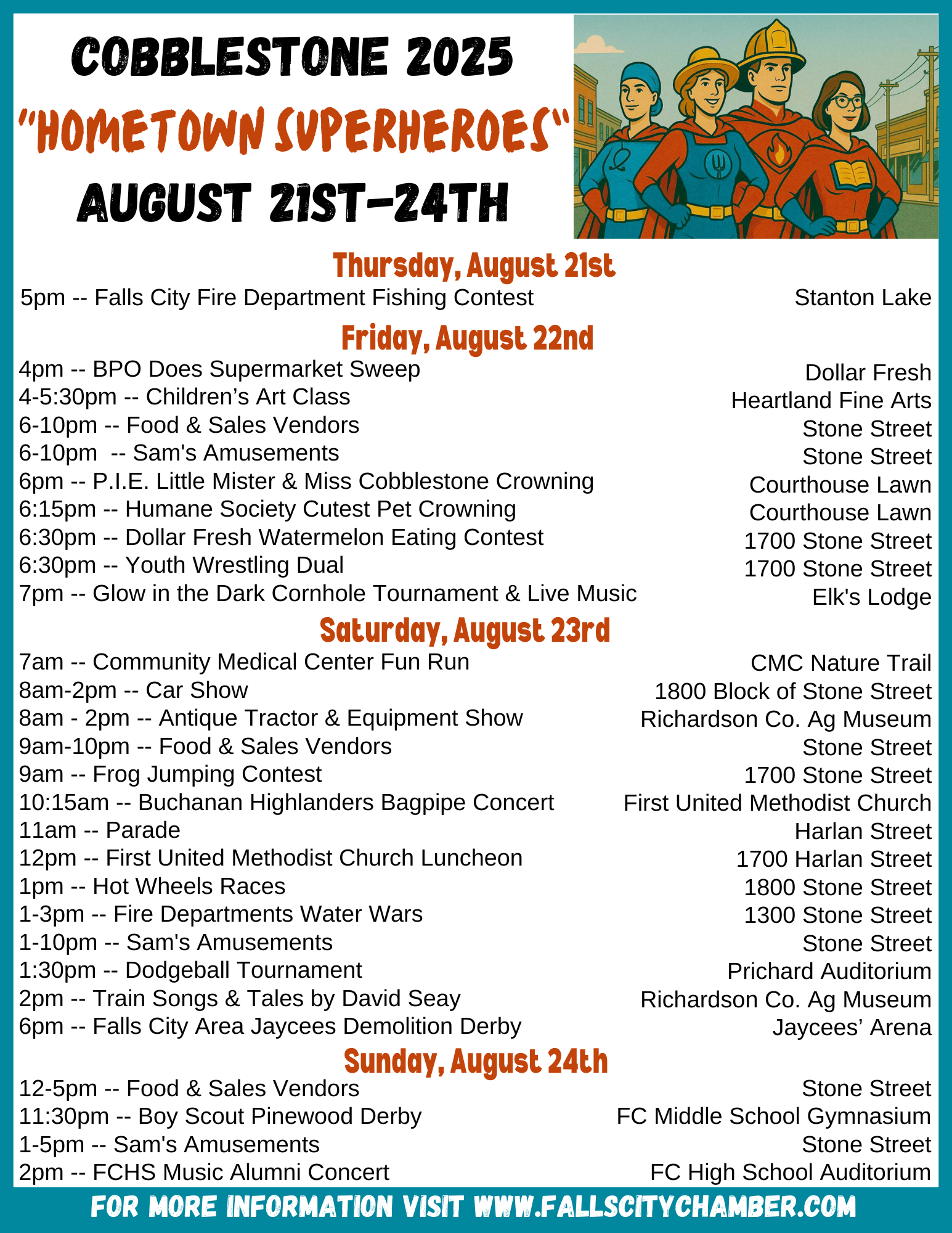 Cobblestone - Falls City Chamber & Main Street